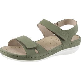 Damen Sandale mit Klettverschl&uuml;ssen salbei Gr&ouml;&szlig;e 39