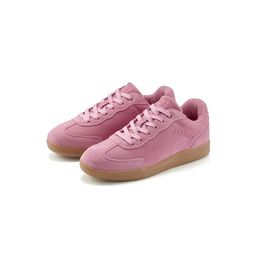 ELBSAND Sneaker 'Freizeitschuh, Schn&uuml;rschuh, Turnschuh, Retro Sneaker, Lederschuh' pink Gr. 36 f&uuml;r Damen