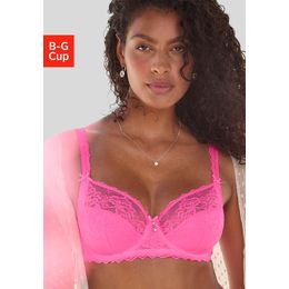 Lascana B&uuml;gel-BH pink Gr. 70G. Mit B&uuml;gel