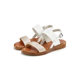 Lascana Sandale 'Sommerschuh, Riemchensandale, offener Schuh' mehrfarbig Gr. 35 f&uuml;r Damen