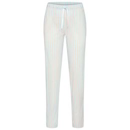 s.Oliver Pyjamahose mehrfarbig Gr. 32/34 f&uuml;r Damen. Mit Allover-Druck. K&ouml;rpernah. Nachhaltig.