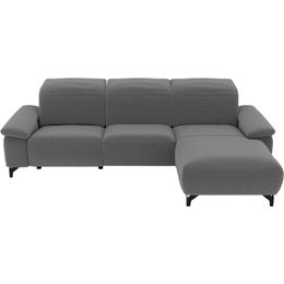 Ecksofa Musterring "MR370", grau, B:280cm H:83cm T:180cm, 100% Polyester, Sofas, Ecksofa, Farbe, Material, Sitzkomfort und Funktion w&auml;hlbar, Ma&szlig;e 280 x 180 cm