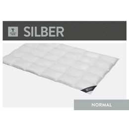 Daunenbettdecke Spessarttraum "Silber", wei&szlig;, B:200cm L:220cm, Bezug: 100% Baumwolle. F&uuml;llung: 100% Daunen, Bettdecken, hergestellt in Deutschland, allergikerfreundlich