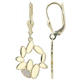 Adelia&acute;s Paar Ohrh&auml;nger ADELIA&acute;S, silber, Ohrringe, Damen, Damen, Gelbgold 333 Gold, Gelbgold 333, Gold