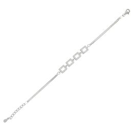Adelia&acute;s Armband ADELIA&acute;S "Armband aus 925 Silber mit Zirkonia 17+3 cm", silber, Armb&auml;nder, Damen, 20cm, Silber 925 (Sterlingsilber), Armband, Ideal als Geschenk f&uuml;r besondere Anl&auml;sse