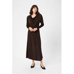Kaffe Jerseykleid KAgina Jerseykleid Regular fit dark brown