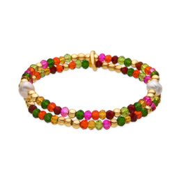 Luxenter Armband mit rosafarbenem Kristall in 18k Gold - Miota