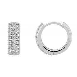 Adelia&acute;s Paar Creolen ADELIA&acute;S, silber, Ohrringe, Damen, Damen, Silber 925 (Sterlingsilber)