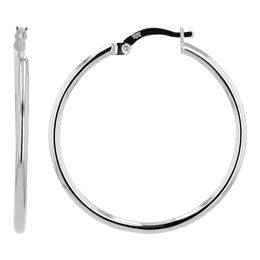Adelia&acute;s Paar Creolen ADELIA&acute;S "Ohrringe &ndash; Creole aus 925 Silber", Damen, Gr. Damen, Silber 925 (Sterlingsilber), silber, Ohrringe, Ideal als Geschenk zum einen besonderen Tag