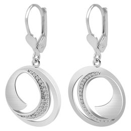 Adelia&acute;s Paar Ohrh&auml;nger ADELIA&acute;S "Ohrringe &ndash; Ohrh&auml;nger aus 925 Silber mit Zirkonia", Damen, Gr. Damen, Silber 925 (Sterlingsilber), silber, Ohrringe, Ein stilvolles Geschenk f&uuml;r besondere Momente