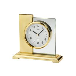 Funktischuhr AMS "5141", gold (goldfarben), Tischuhren, Wohnzimmer, Esszimmer