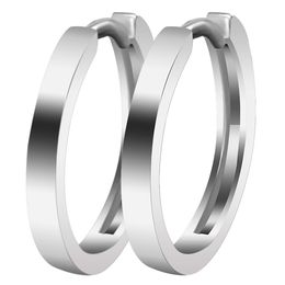 Adelia&acute;s Klappcreolen ADELIA&acute;S "Ohrringe &ndash; Klappcreole aus 925 Silber", Damen, Gr. Damen, Silber 925 (Sterlingsilber), silber, Ohrringe Klappcreolen, Perfekt zum Verschenken an besondere Menschen