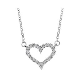 Adelia&acute;s Kette mit Anh&auml;nger ADELIA&acute;S, silber (silber, herz), Halsketten, Damen, unbekannt, Silber 925 (Sterlingsilber)