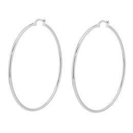 Adelia&acute;s Paar Creolen ADELIA&acute;S "Ohrringe &ndash; Creole aus 925 Silber", Damen, Gr. Damen, Silber 925 (Sterlingsilber), silber, Ohrringe, Ein Geschenk, das Freude macht