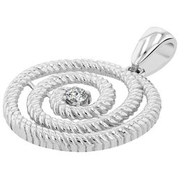 Adelia&acute;s Kettenanh&auml;nger ADELIA&acute;S "Anh&auml;nger aus 925 Silber mit Zirkonia", silber, Schmuckanh&auml;nger, Damen, Silber 925 (Sterlingsilber), Kettenanh&auml;nger, Ideal als Geschenk &ndash; dezent und elegant