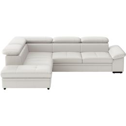 Sit & More Ecksofa SIT & MORE "Viola", wei&szlig; (reinwei&szlig;), B:249cm H:73cm T:226cm, Sofas, Ecksofa, optional mit Bettfunktion