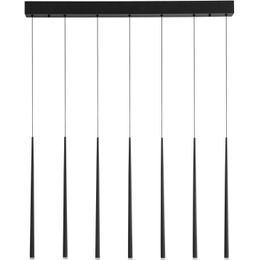 NOVA LUCE LED-H&auml;ngeleuchte "GIONO", schwarz, 7, &Oslash; 2cm H: 230cm, 1 Stk., Leuchten