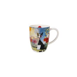 Tasse Goebel "Rosina Wachtmeister - Luce Solare", bunt, B:9cm H:11cm, Fine China-Porzellan, Trinkgef&auml;&szlig;e, Tasse, F&uuml;llmenge 0,4l