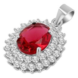 Adelia&acute;s Kettenanh&auml;nger ADELIA&acute;S "Anh&auml;nger aus 925 Silber mit Zirkonia", silber, Schmuckanh&auml;nger, Damen, Silber 925 (Sterlingsilber), Kettenanh&auml;nger, Perfekt als Geschenk zum Muttertag