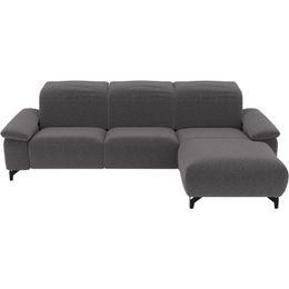 Ecksofa Musterring "MR370", stone, B:280cm H:83cm T:180cm, 100% Polyester, Sofas, Ecksofa, Farbe, Material, Sitzkomfort und Funktion w&auml;hlbar, Ma&szlig;e 280 x 180 cm