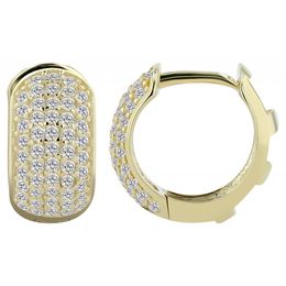 Adelia&acute;s Paar Ohrh&auml;nger ADELIA&acute;S, silber, Ohrringe, Damen, Damen, Gelbgold 333 Gold, Gelbgold 333, Gold