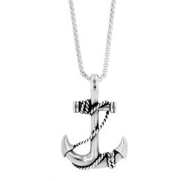 Adelia&acute;s Kette mit Anh&auml;nger ADELIA&acute;S, silber (silber, anker), Halsketten, Herren, unbekannt, Edelstahl