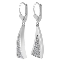 Adelia&acute;s Paar Ohrh&auml;nger ADELIA&acute;S "Ohrringe &ndash; Ohrh&auml;nger aus 925 Silber mit Zirkonia", Damen, Gr. Damen, Silber 925 (Sterlingsilber), silber, Ohrringe, Ideal zum Verschenken &ndash; schlicht und stilvoll