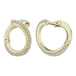 Adelia&acute;s Paar Ohrh&auml;nger ADELIA&acute;S "Ohrringe &ndash; Ohrstecker aus 333 Gold mit Zirkonia", Damen, Gr. Damen, gold, Ohrringe, Ein kleines Geschenk mit gro&szlig;er Wirkung