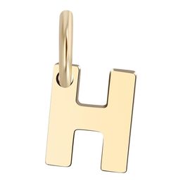 Adelia&acute;s Buchstabenanh&auml;nger ADELIA&acute;S "Anh&auml;nger &ndash; Buchstabe N Buchstabenanh&auml;nger aus 375 Gold", gold, Schmuckanh&auml;nger, Damen, Gelbgold 375, Perfekt als Geschenk f&uuml;r besondere Menschen