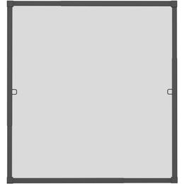 Insektenschutz-Fensterrahmen Windhager "Click & Protect mit Alurahmen, Spannrahmen Fenster teleskopierbar", rahmen: wei&szlig; gewebe: wei&szlig;, B:130cm H:140cm, Insektenschutzgitter, Fliegengitter in wei&szlig;, anthrazit erh&auml;ltlich, 130x140cm, ohne bohren