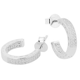 Adelia&acute;s Paar Ohrh&auml;nger ADELIA&acute;S "Ohrringe &ndash; Ohrstecker aus 925 Silber mit Zirkonia", Damen, Gr. Damen, Silber 925 (Sterlingsilber), silber, Ohrringe, Ein kleines Geschenk mit gro&szlig;er Wirkung