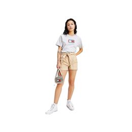 Tommy Jeans Shorts f&uuml;r Damen mit Logo-Aufn&auml;her