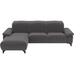 Ecksofa Musterring "MR370", stone, B:280cm H:83cm T:180cm, 100% Polyester, Sofas, Ecksofa, Farbe, Material, Sitzkomfort und Funktion w&auml;hlbar, Ma&szlig;e 280 x 180 cm