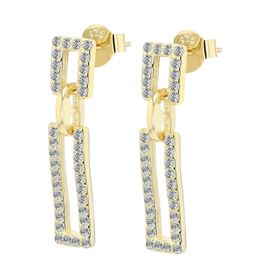 Adelia&acute;s Kettenanh&auml;nger ADELIA&acute;S "Anh&auml;nger &ndash; Anh&auml;nger aus 925 Silber mit Zirkonia", gold, Schmuckanh&auml;nger, Damen, Silber 925 (Sterlingsilber), Kettenanh&auml;nger, Sch&ouml;ne Geschenkidee zum Jubil&auml;um