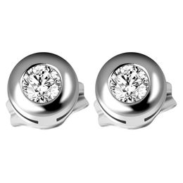 Adelia&acute;s Paar Ohrh&auml;nger ADELIA&acute;S "Ohrringe &ndash; Ohrstecker aus 333 Gold mit Zirkonia", Damen, Gr. Damen, silber, Ohrringe, Ein kleines Geschenk mit gro&szlig;er Wirkung