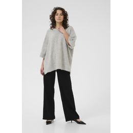 Kaffe Strickpullover KAniel Baggy fit light grey