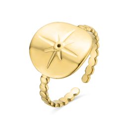 Luxenter Ring aus 18K Gelbgold mit Brillant Zirkonia - Leri