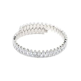 Luxenter-Armband mit gl&auml;nzendem Zirkonia in silberner Ausf&uuml;hrung - Comega