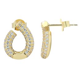 Adelia&acute;s Paar Ohrh&auml;nger ADELIA&acute;S "Ohrringe &ndash; Ohrstecker aus 925 Silber", Damen, Gr. Damen, Silber 925 (Sterlingsilber), gold, Ohrringe, Eine sch&ouml;ne Geschenkidee f&uuml;r jeden Anlass