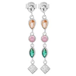Adelia&acute;s Paar Ohrh&auml;nger ADELIA&acute;S "Ohrringe &ndash; Ohrstecker aus 925 Silber mit Zirkonia", Damen, Gr. Damen, Silber 925 (Sterlingsilber), silber, Ohrringe, Ein Geschenk, das Freude macht