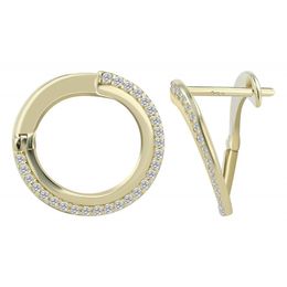 Adelia&acute;s Paar Ohrh&auml;nger ADELIA&acute;S, silber, Ohrringe, Damen, Damen, Gelbgold 333 Gold, Gelbgold 333, Gold