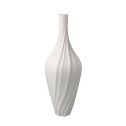 Dekovase Goebel "Kaiser Porzellan - Bahar", wei&szlig; (biskuit wei&szlig;), B:11cm H:31cm T:11cm, Biskuitporzellan, Vasen, 31 cm