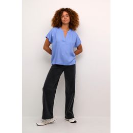 Kaffe Kurzarm-Bluse Regular fit Ultramarine blue