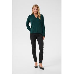Kaffe Langarm-Bluse Regular fit Ponderosa Pine dark green