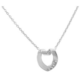 Adelia&acute;s Kettenanh&auml;nger ADELIA&acute;S "Anh&auml;nger &ndash; Herz Herzanh&auml;nger aus 925 Silber mit Zirkonia", silber, Schmuckanh&auml;nger, Damen, Silber 925 (Sterlingsilber), Kettenanh&auml;nger, Perfekt als Geschenk f&uuml;r besondere Menschen