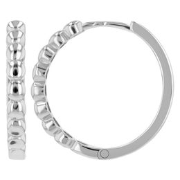 Adelia&acute;s Klappcreolen ADELIA&acute;S "Ohrringe &ndash; Klappcreole aus 925 Silber", Damen, Gr. Damen, Silber 925 (Sterlingsilber), silber, Ohrringe Klappcreolen, Perfekt als Geschenk zum Muttertag