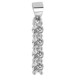 Adelia&acute;s Kettenanh&auml;nger ADELIA&acute;S "Anh&auml;nger aus 925 Silber mit Zirkonia", silber, Schmuckanh&auml;nger, Damen, Silber 925 (Sterlingsilber), Kettenanh&auml;nger, Zum Verschenken &ndash; ideal zum Valentinstag