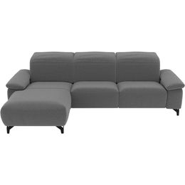 Ecksofa Musterring "MR370", grau, B:280cm H:83cm T:180cm, 100% Polyester, Sofas, Ecksofa, Farbe, Material, Sitzkomfort und Funktion w&auml;hlbar, Ma&szlig;e 280 x 180 cm