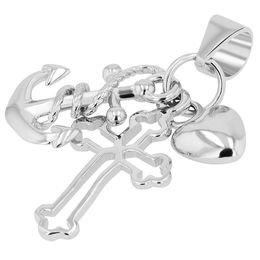 Adelia&acute;s Kettenanh&auml;nger ADELIA&acute;S "Anh&auml;nger &ndash; Kreuzanh&auml;nger aus 925 Silber", silber, Schmuckanh&auml;nger, Damen, Silber 925 (Sterlingsilber), Kettenanh&auml;nger, Sch&ouml;ne Geschenkidee zum Weihnachten