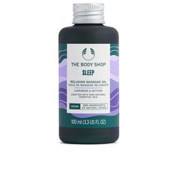 Body Shop Sleep Lavendel &amp Vetiver Massage&ouml;l 100 ml